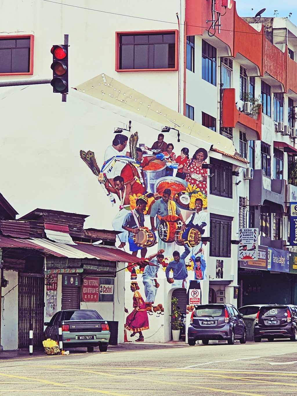 Penang Street Art (A Thaipusam Art Mural) - Travel 2 Penang