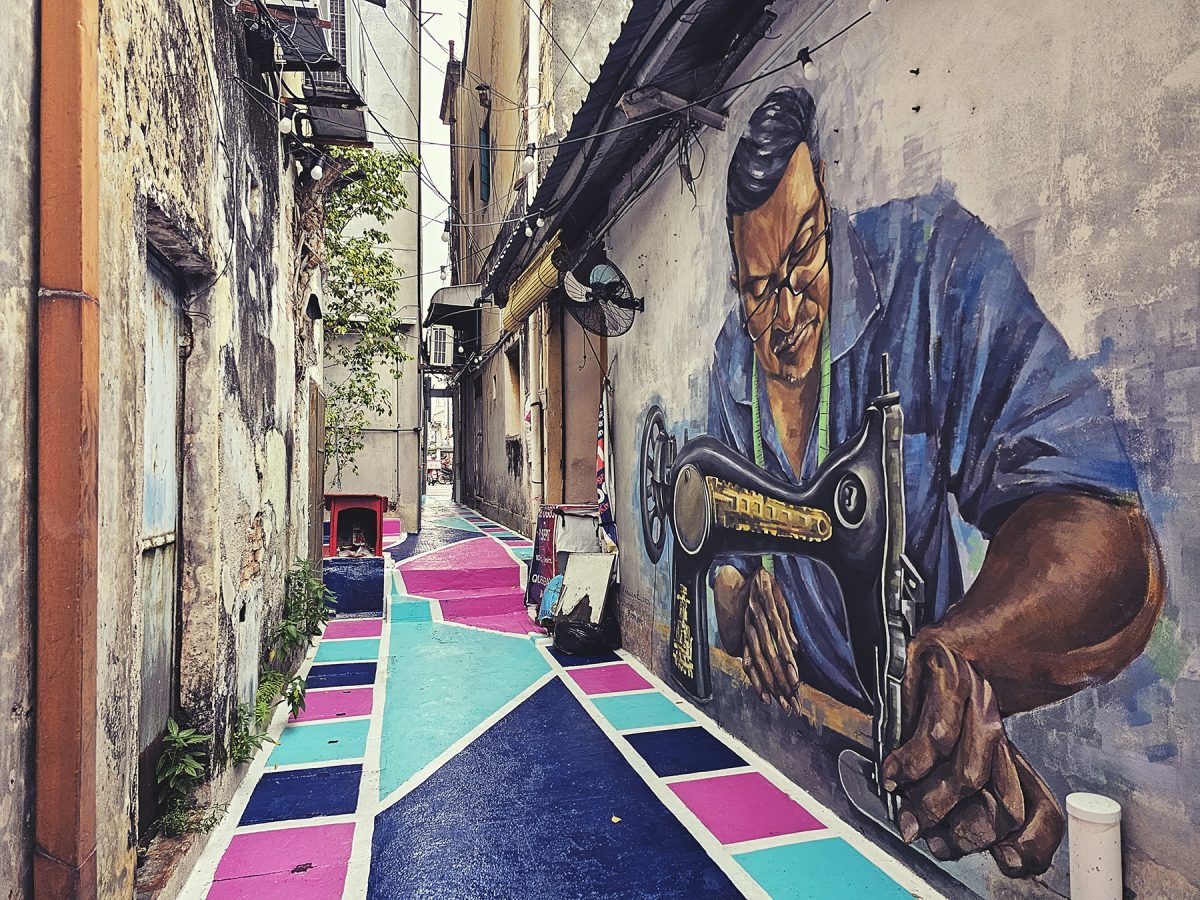 Penang Street Art (The Tailor) - Travel 2 Penang