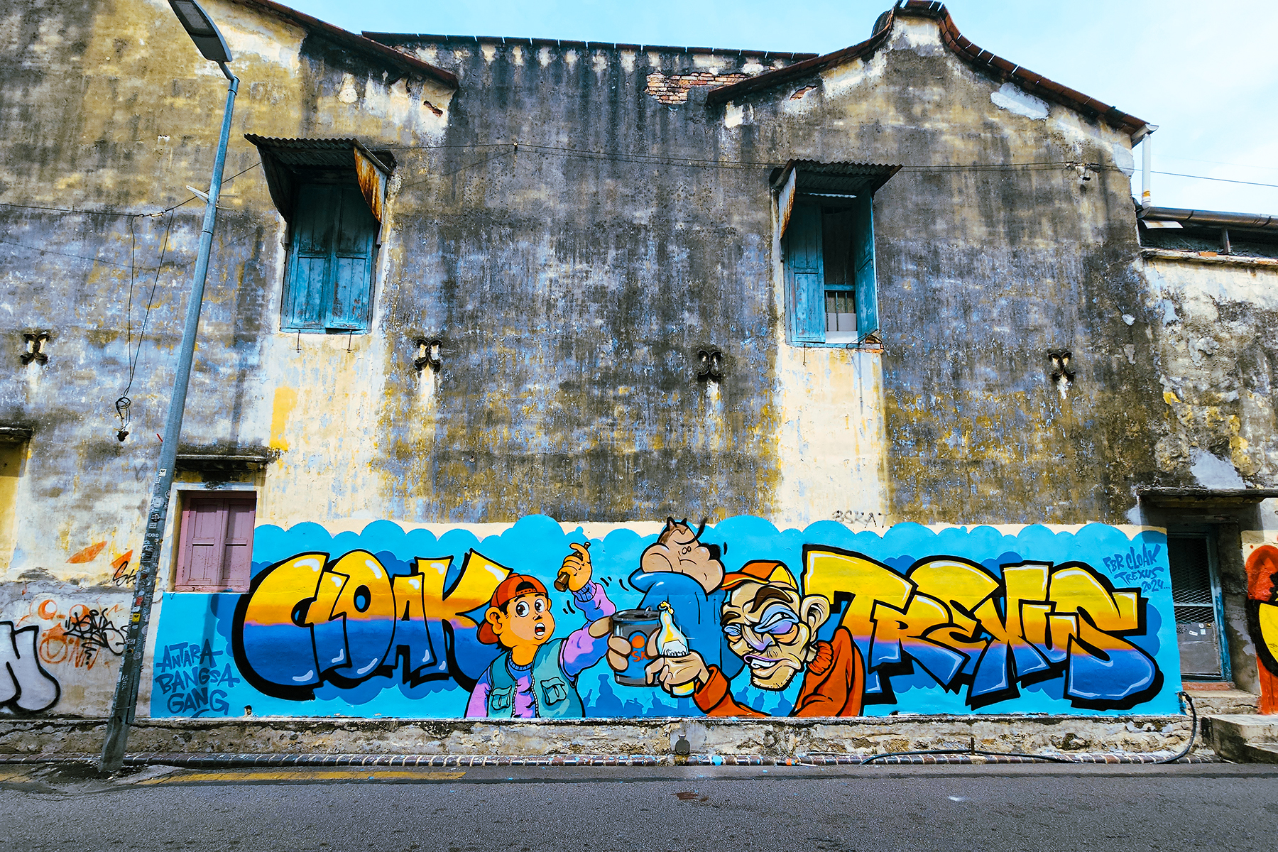 Stewart Lane Graffiti Art - Travel 2 Penang