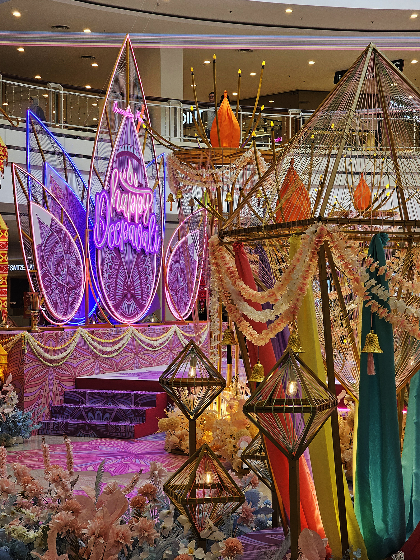 Queensbay Mall : Deepavali Festive Decorations 2024 - Travel 2 Penang