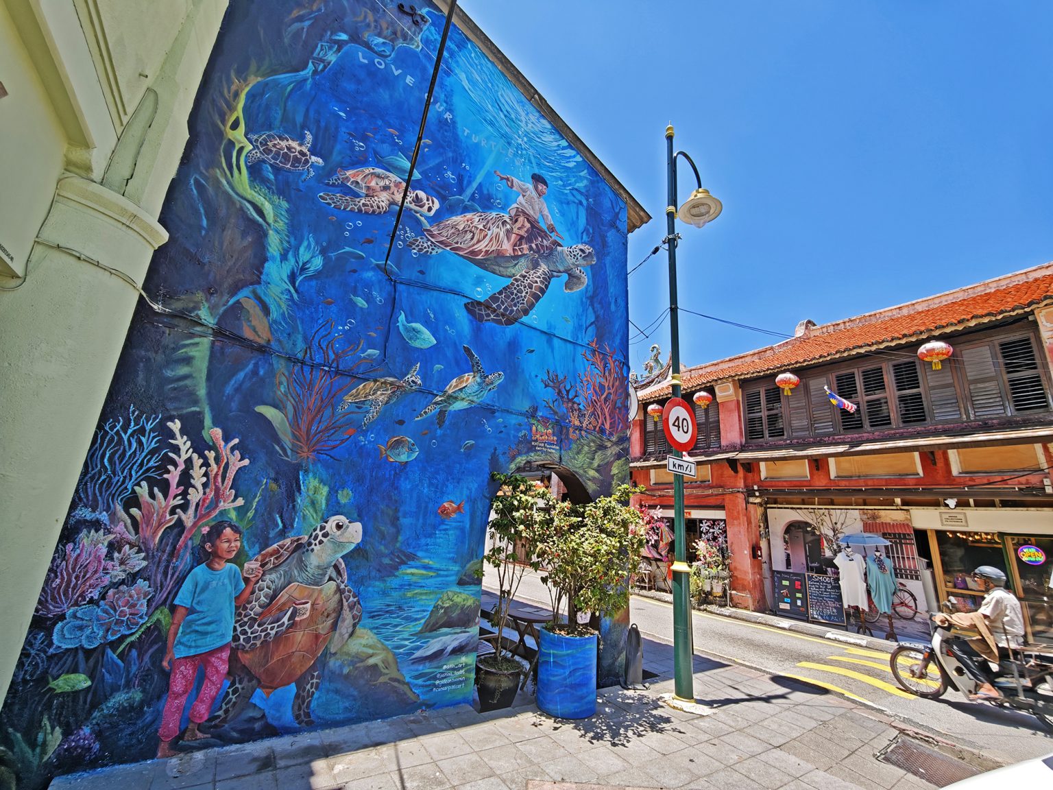 Penang Street Art (Love Our Turtles) - Travel 2 Penang